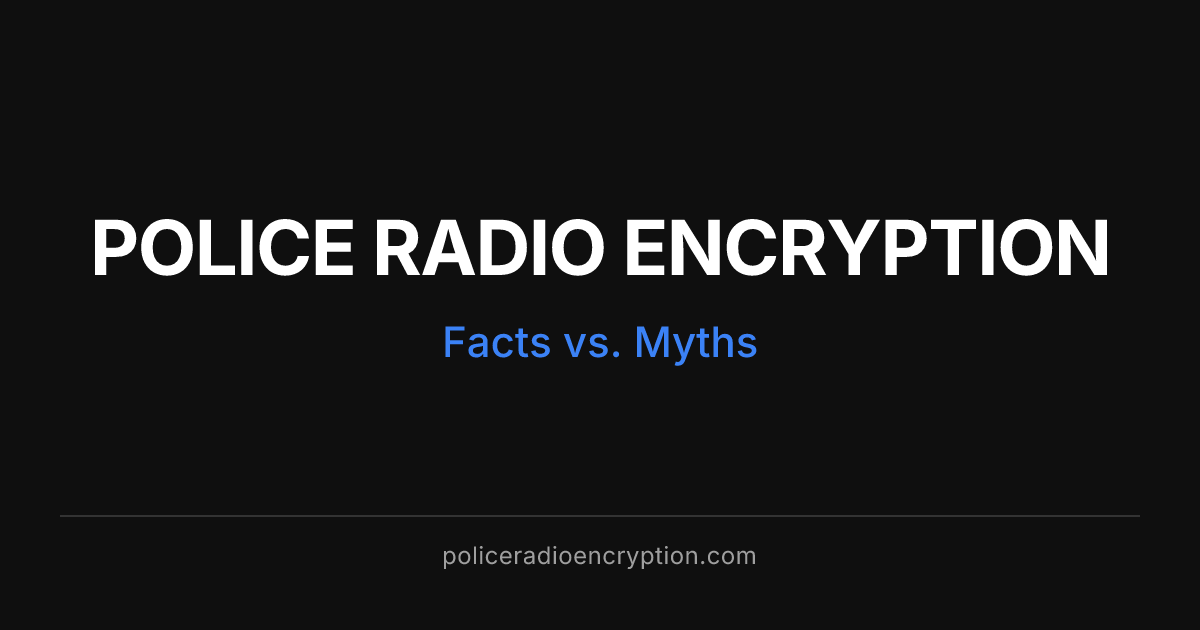 The History of Police Radio: From Public Airwaves to Encryption
